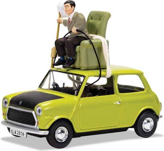Mr Bean Mini Cooper (Groen) (10 cm) 1/36 Corgi [Modelauto - Filmauto ...