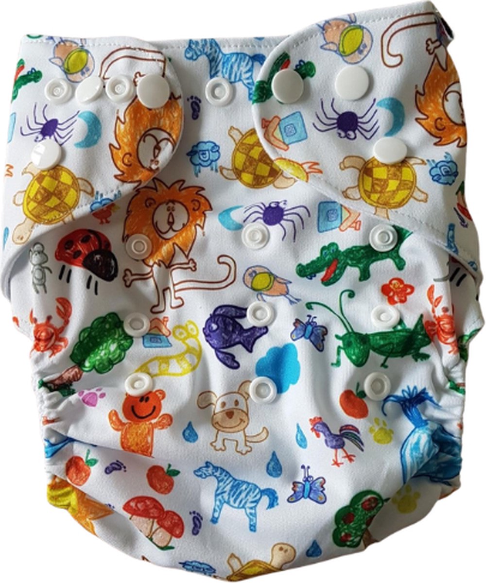 Wasbare luier Bababoe / Pocket luier Fleece - met bamboe inlegger ...