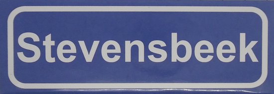 Koelkast magneet plaatsnaambord Stevensbeek. | bol
