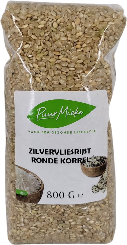 Biologische Zilvervliesrijst Rond - 800g | bol