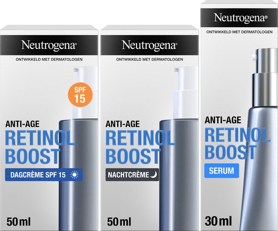 Neutrogena Retinol Boost 3-delige set, dag- en nachtcrème en ...