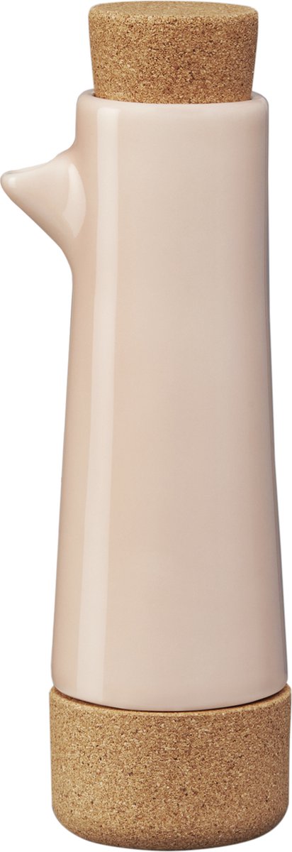 Alma Gemea Olie & Azijn set, Soft Pink, keramiek met eco kurk, set van ...