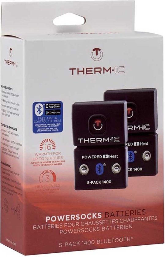 Batteries THERM-IC S-Pack 1400 B Bluetooth Powersocks | bol.com