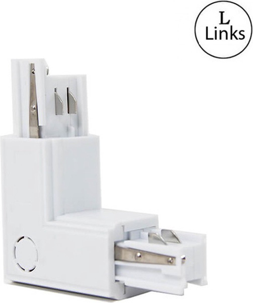 Spanningsrail Doorverbinder - Hoek L Koppeling Links - 3 Fase - Wit ...