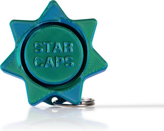 Star Caps - Universele dop - Blauw/Groen - Festival - Flessendop | bol