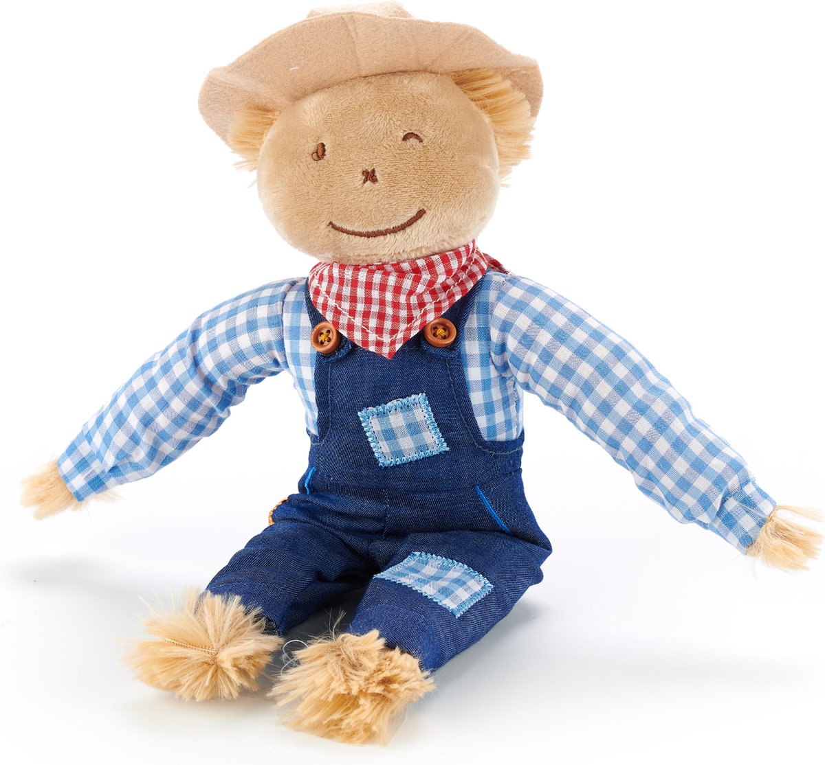 Fien & Teun - Vogelverschrikker knuffel - 30 cm | bol