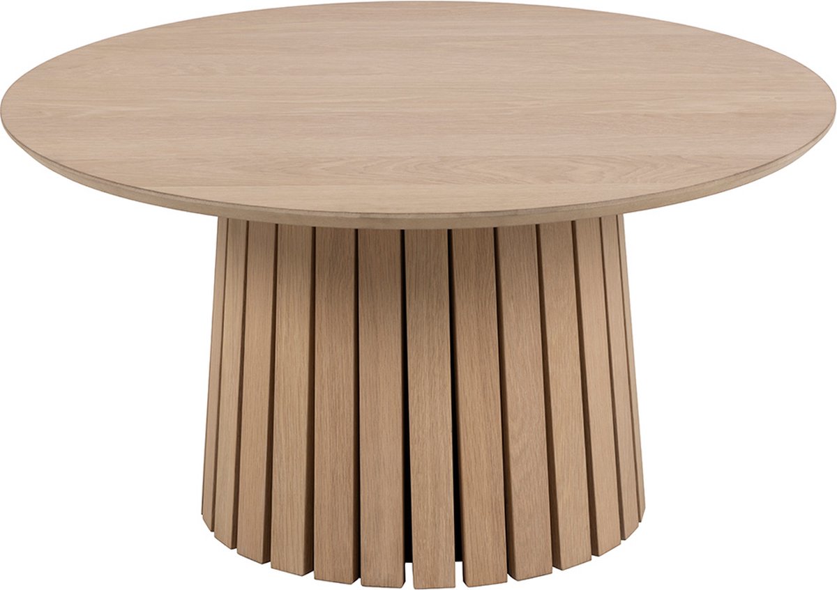 Smuk Salontafel Ø 80 cm Ember Licht Eik | bol.com