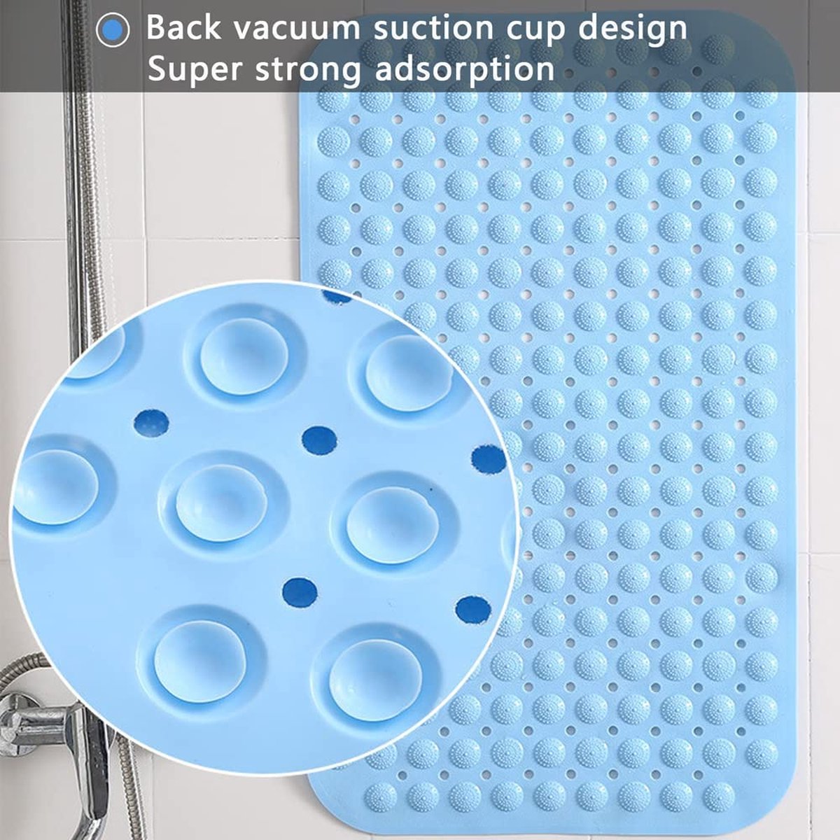 Badmat met Zuignappen – Antislipmat - Mat voor Bad of Douche | bol.com