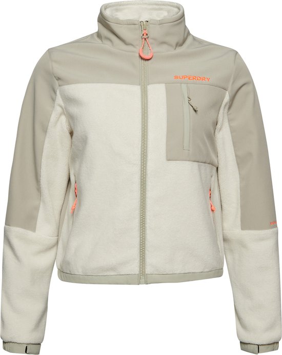 Superdry Code Hybrid Trekker Jacket Dames Jas - Wit - Maat S | bol.com