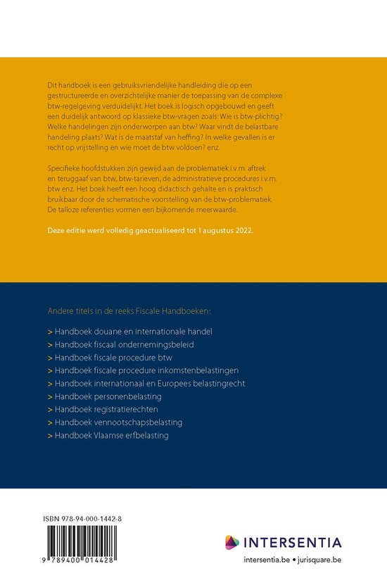 Handboek btw 2022-2023, Marc Govers | 9789400014428 | Boeken | bol