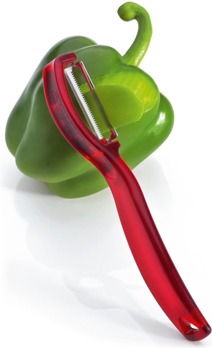 Triangle Dunschiller Dubbelzijdig Ultra Fijn. Gekarteld Mesje Rood ...