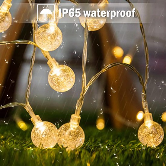 Flightmode- Fairy Lights Battery, 60LED 7M/25ft Tuinverlichting Buiten ...