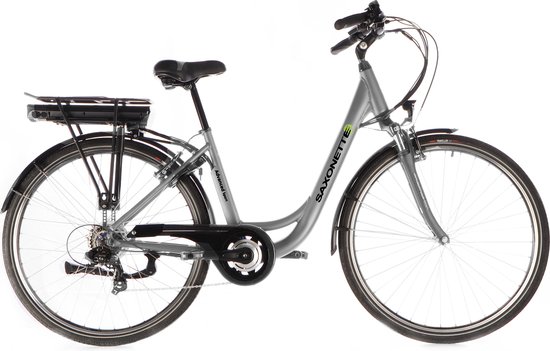 Elektrische damesfiets Advanced Sport, 50 cm, 7 sp, zilver | bol