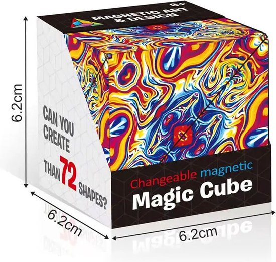 Magnetische Magische Kubus | Psychedelic | 70+ Vormen | Anti-Stress ...