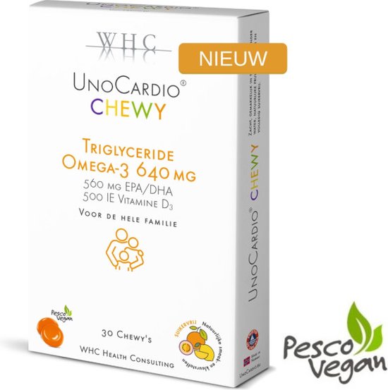 Unocardio Chewy (30 stuks) WHC Nutrogenics | bol
