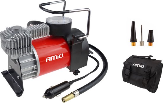 Auto luchtcompressor met manometer - 12V | bol