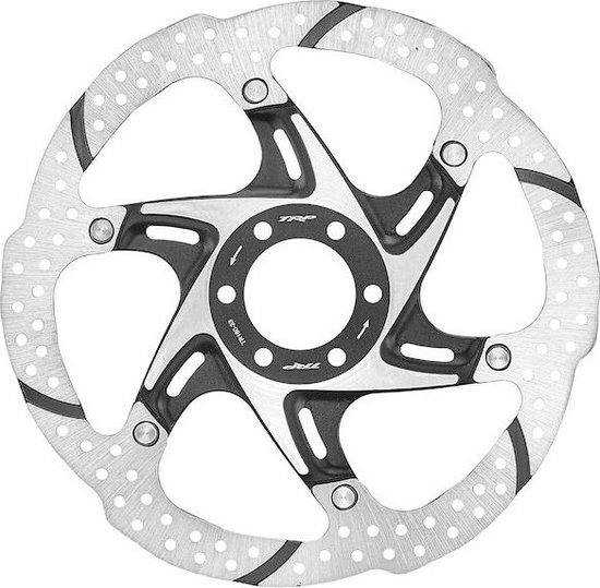 TRP TR-33 Remschijf Tweedelig 6-bouts, zilver/zwart | bol