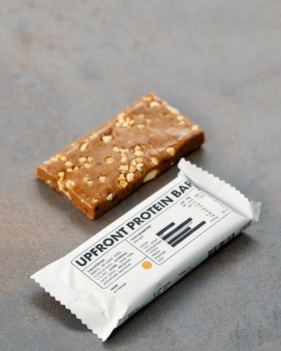 Upfront - Proteine bar - 12 x 55g - 15g eiwit per reep - Cacao zeezout ...