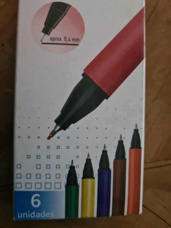united office Fineliners 6 stuks | bol