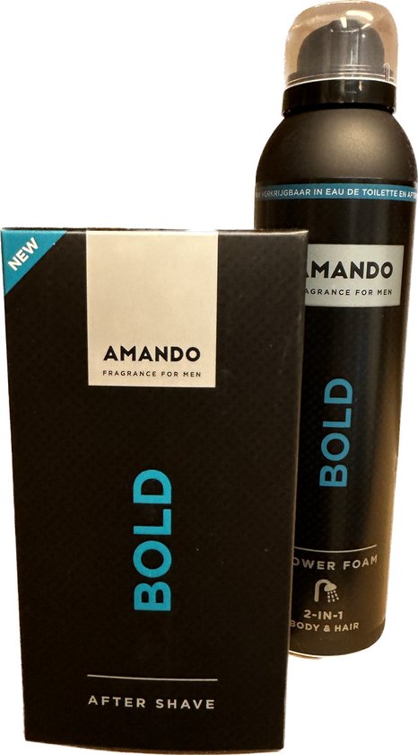 Amado Bold Set - After Shave & Shower mousse | bol