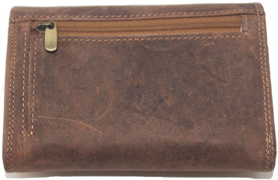 OI Dames overslag portemonnee klein met bak voor kleingeld 328 Hunter ...