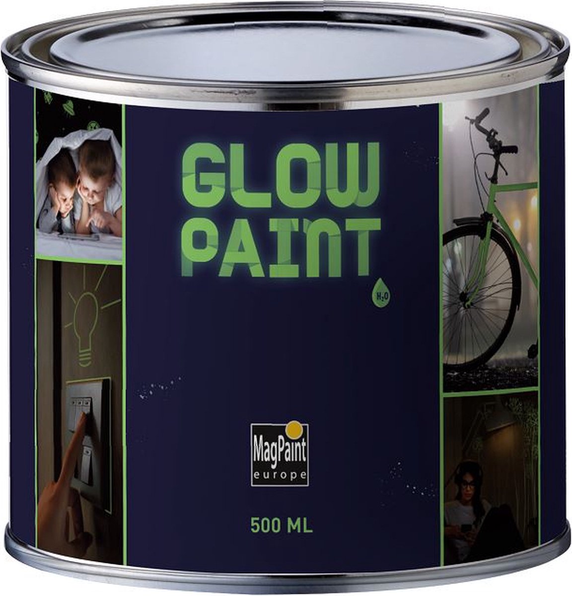 Magpaint | Glowpaint | Groen| 250ml (2.5m²) | bol.com