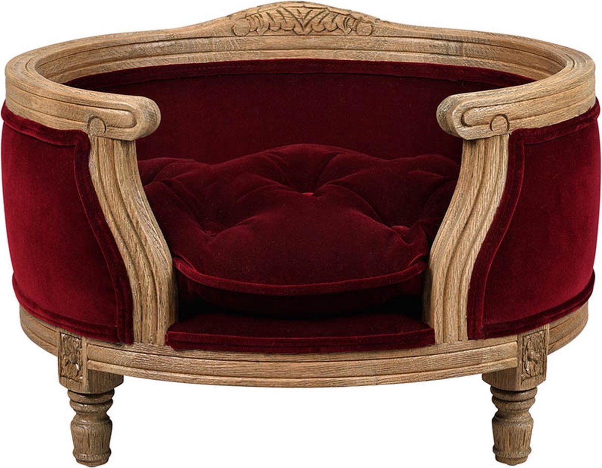 Lord Lou - George Rood Velvet S - Luxe Hondenmand - Luxe Kattenmand ...
