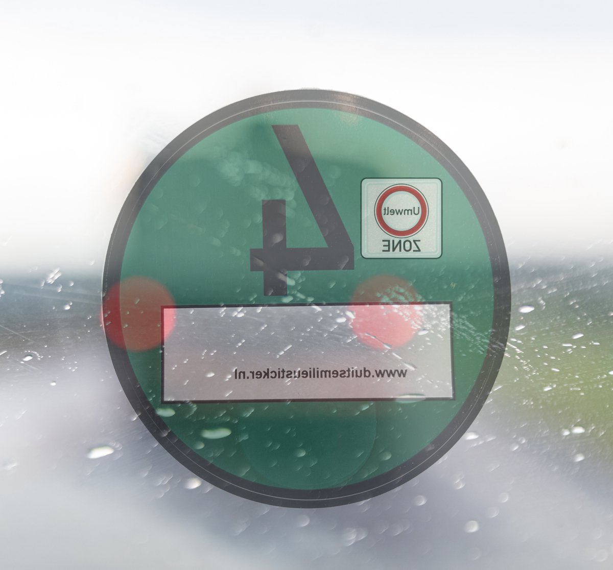 Milieusticker voor Duitsland - Euro 4 sticker - Groen | bol.com