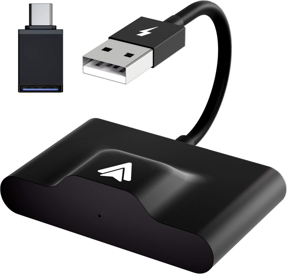 Merkloos Auto Dongle Pro - Draadloos verbinden met Android Auto - Zwart ...