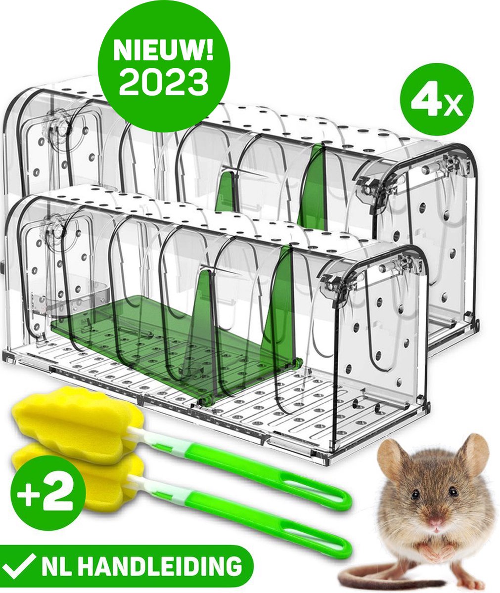 Vulpes Goods® Verjager - Muizenval - Diervriendelijke Muizenvallen voor ...