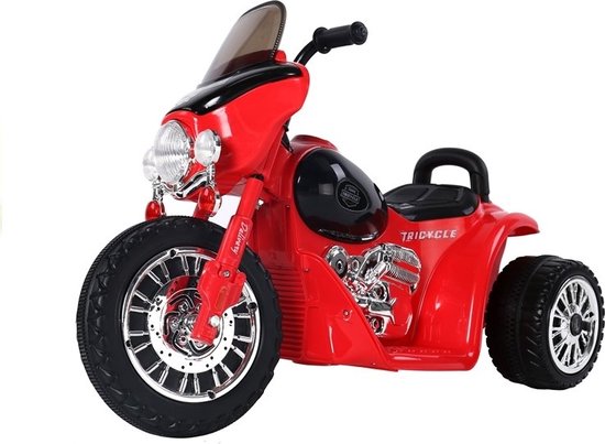 Elektrische politie chopper - trike - motor voor kinderen tot 25kg max ...