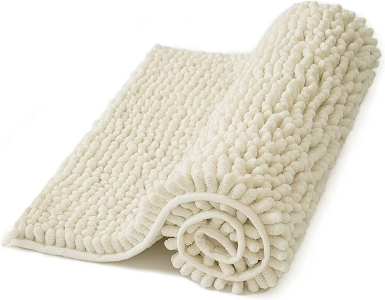 Badkamer mat | Wit - 50 x 80 cm | bol.com
