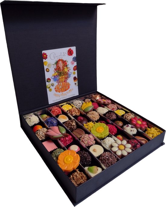 FLOWER POWER-Mix van Pralines & Truffels- EXTRA GROOT(49 stuks) | bol