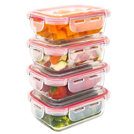voedselopslagcontainer / Glass Food Storage Containers - Luchtdicht ...