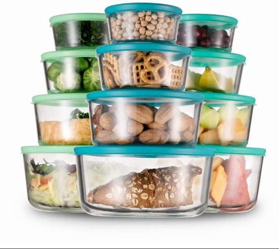 voedselopslagcontainer / Glass Food Storage Containers - Luchtdicht ...