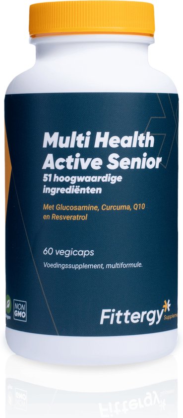 Fittergy Supplements - Multi Health Active Senior - 60 vegicaps - Multi ...