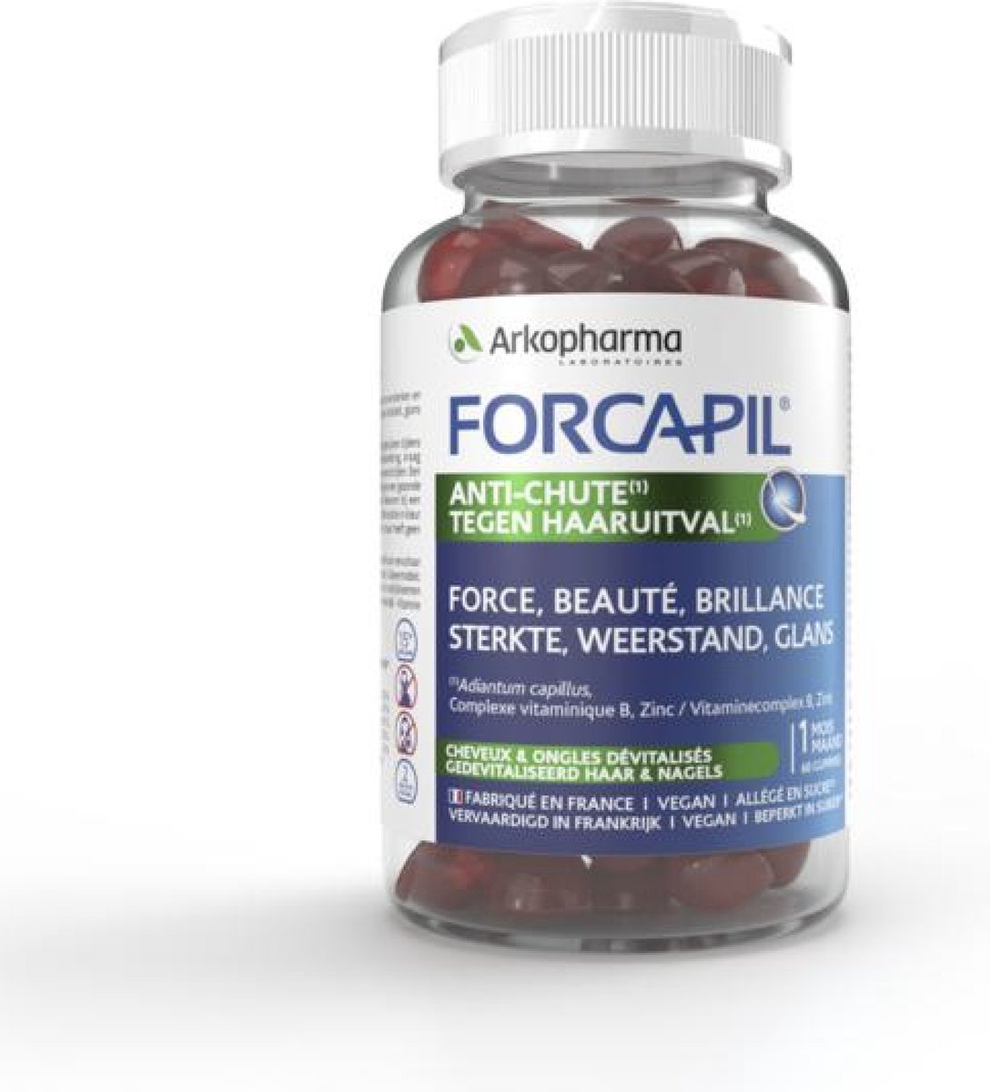 Forcapil - Gummies tegen haaruitval - 60 Gummies | bol