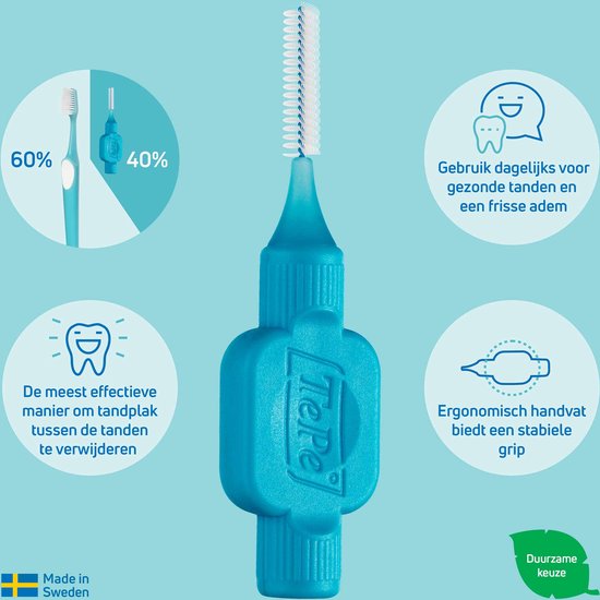 TePe Interdentale Ragers Original Geel ISO maat 4 – 0,7 mm (20 stuks ...