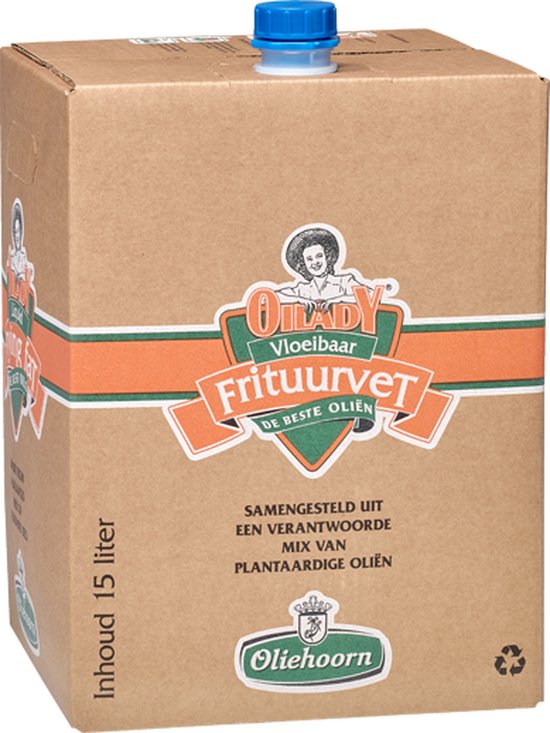 Oliehoorn | Vloeibaar | Frituurvet | 15 liter | bol