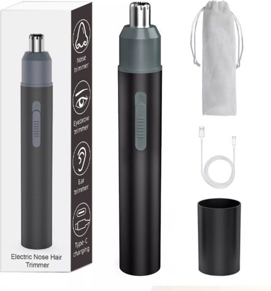 Neustrimmer 2 in 1 – Oplaadbaar – Dubbelzijdig mes – Oor trimmer ...