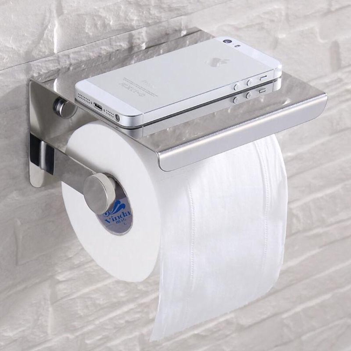 Framehack WC Rolhouder - Toiletrolhouder Met Plankje - Toiletrolhouders ...
