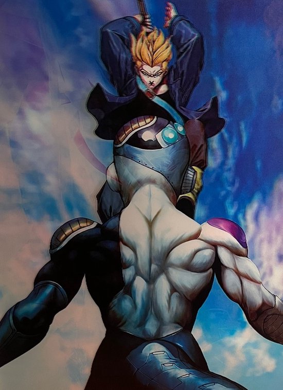Dragon Ball Z | 3D Poster | Trunks | Frieza | Anime | Poster | bol.com