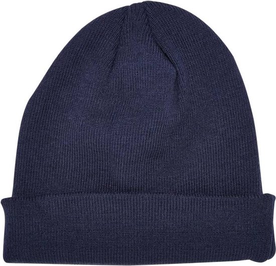 Urban Classics - Recycled Acrylic Beanie Muts - Blauw | bol