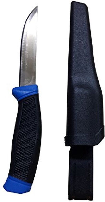 Fileermes - Vismes - Schilmes - Universeel Mes - Zwart/Blauw | bol