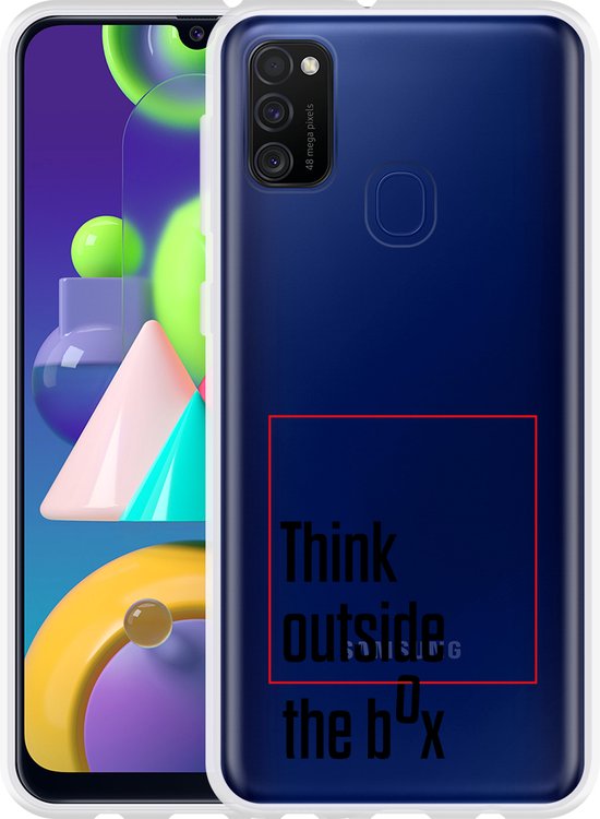 Samsung Galaxy M21 Hoesje Think outside the Box - Designed by Cazy ...