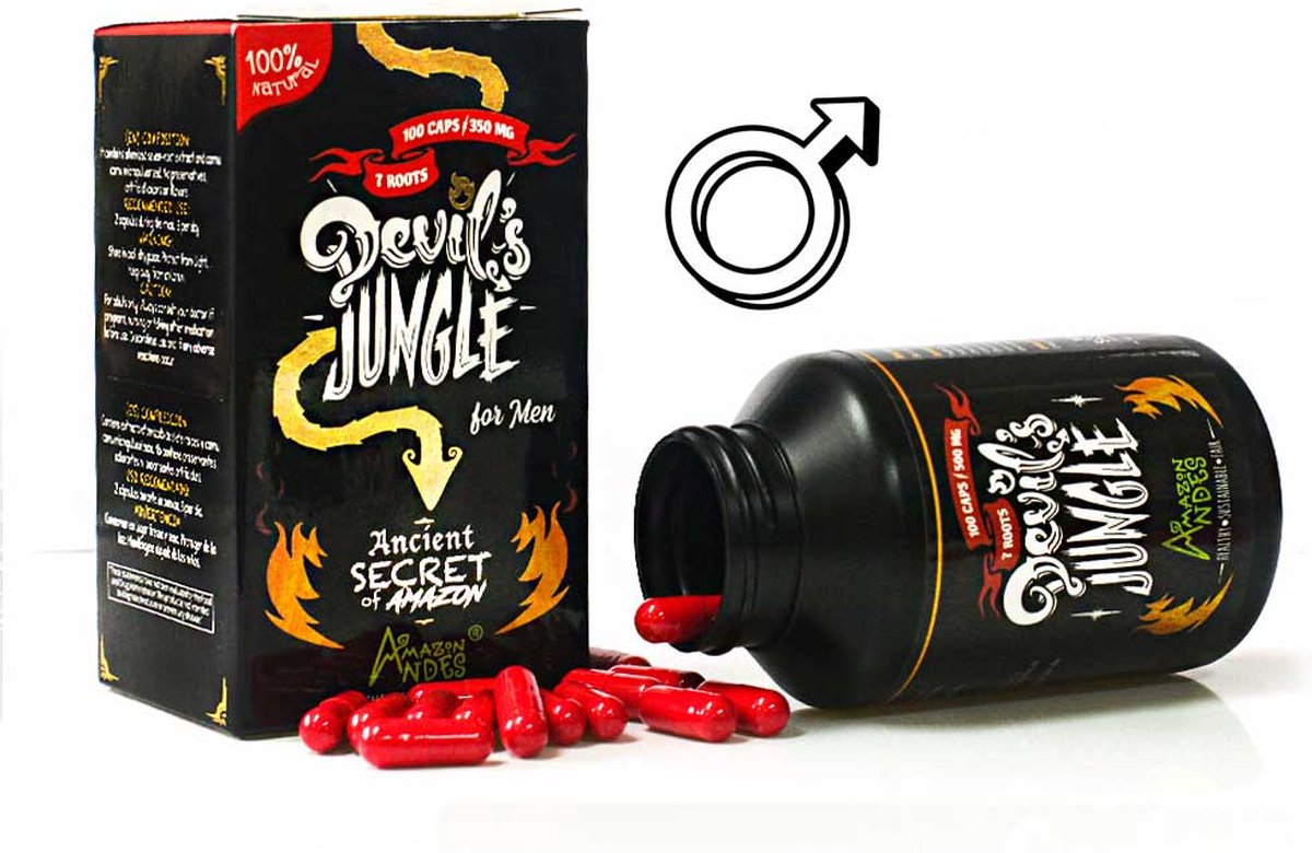 Devil's Jungle for Men–Een natuurlijke erectiepil voor mannen, geeft ...