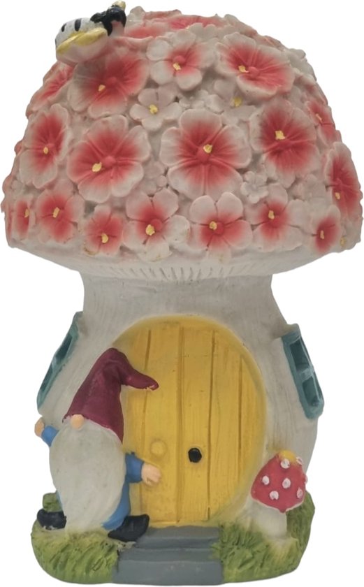 Super schattig kabouter sprookje huisje met solar zonne verlichting | bol