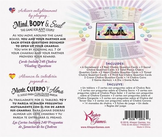 Playing card mind body and soul | Games | bol