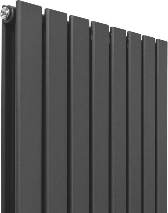 Design Radiator Sierradiator Verwarming - Antraciet - 1600 mm x 560 mm ...