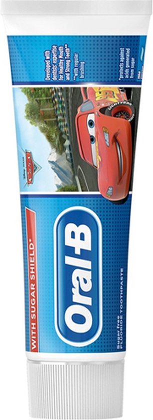 Oral-B Kids Cars Tandpasta - 75 ml | bol